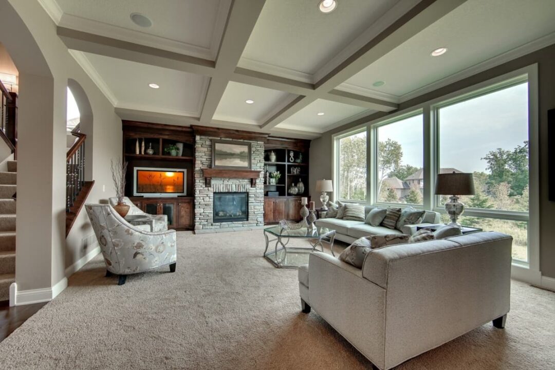 Two-Story 5-Bedroom Craftsman Style House with Indoor Sport Court ...