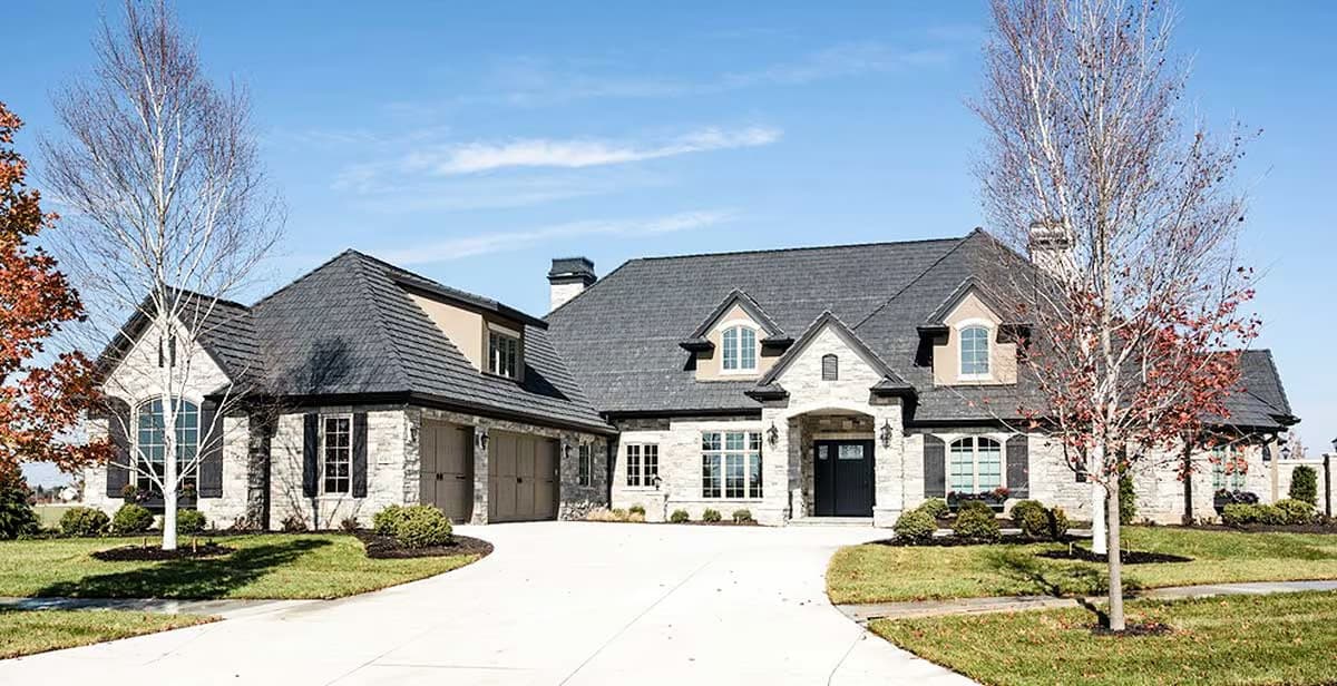 3-Bedroom 1-Story Modern Estate With Expansive Courtyard Entry (Floor ...