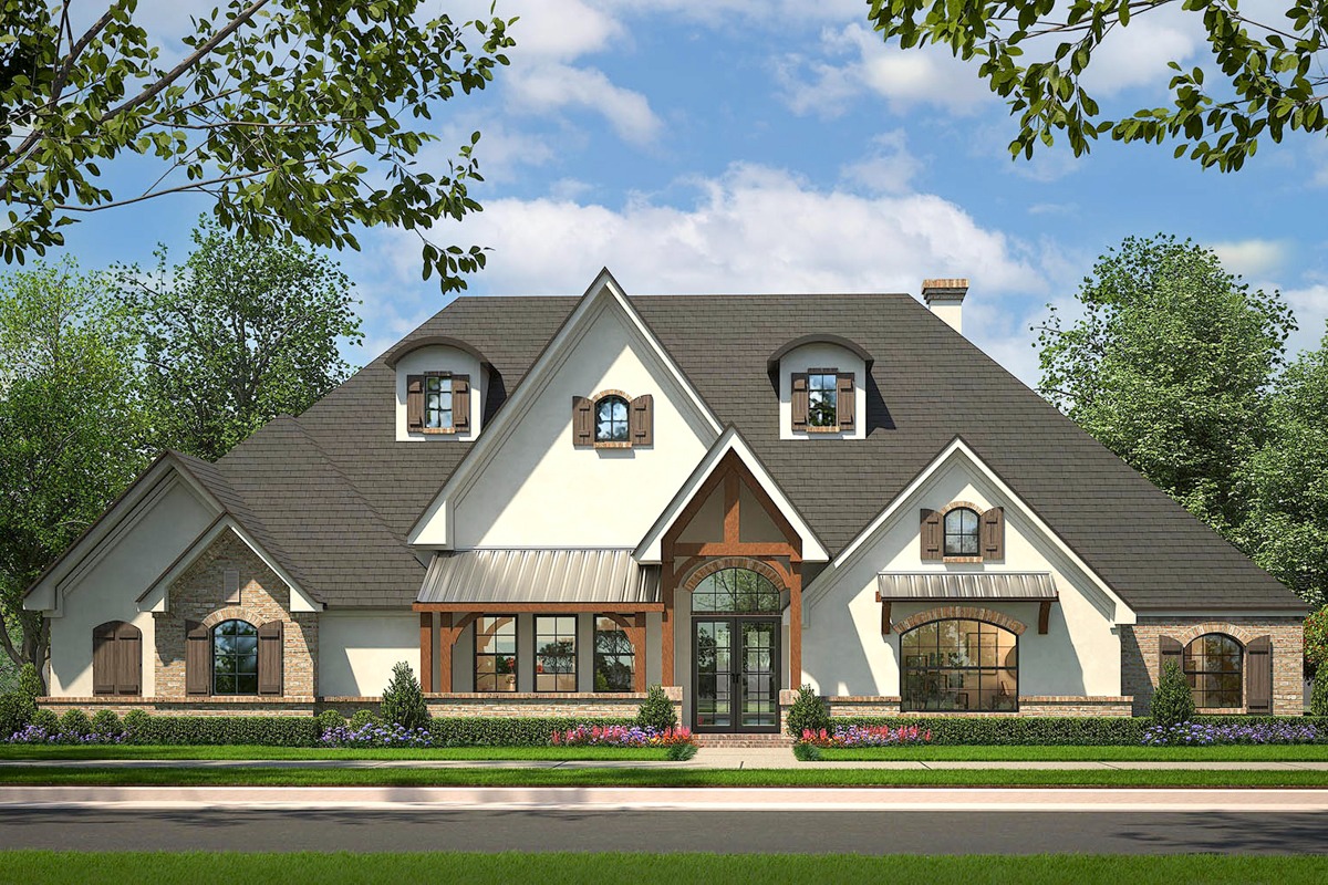 4-bedroom 1-story Modern Farmhouse With Expansive Outdoor Living (floor