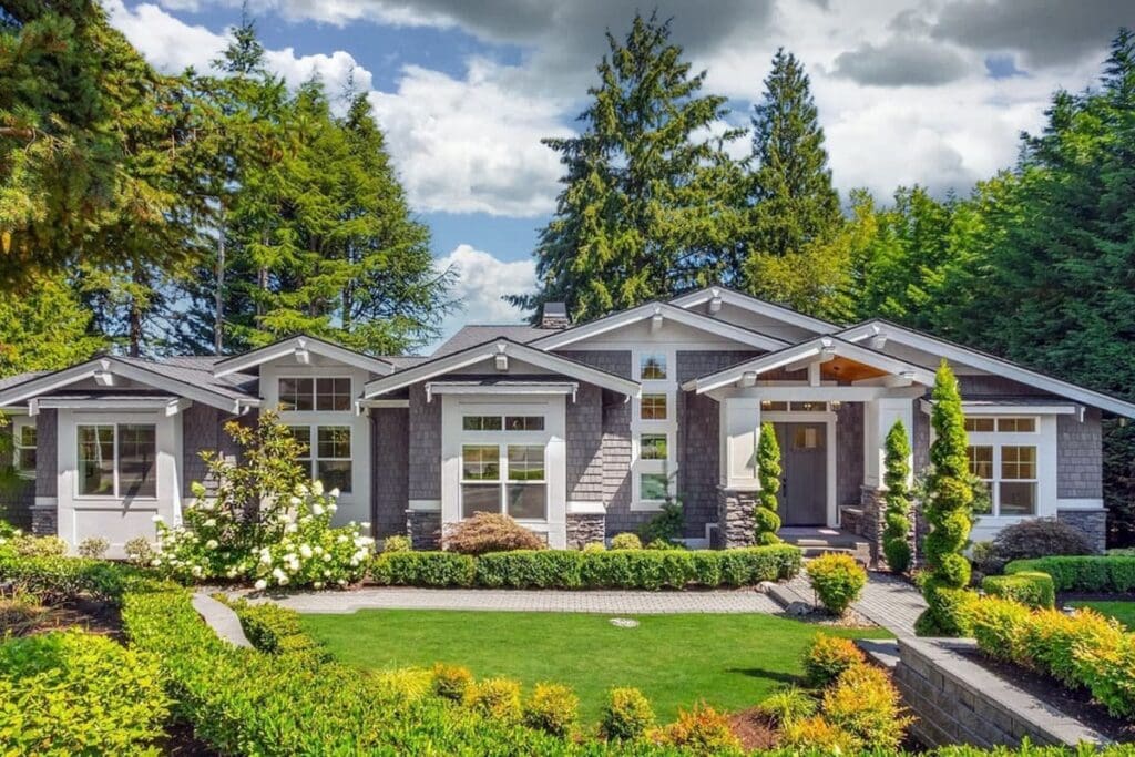 5-Bedroom Single-Story Shingle-Style Ranch with Finished Lower Level ...